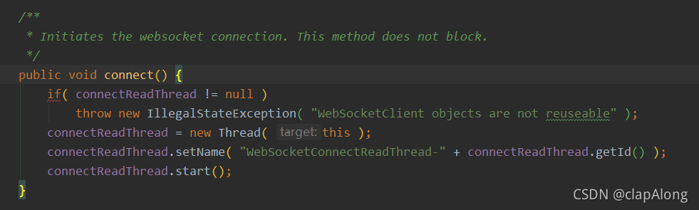 使用java Websocket框架开发websocket客户端时遇到的两个问题you Cannot Initialize A Reconnect Out Of The Webso Csdn博客