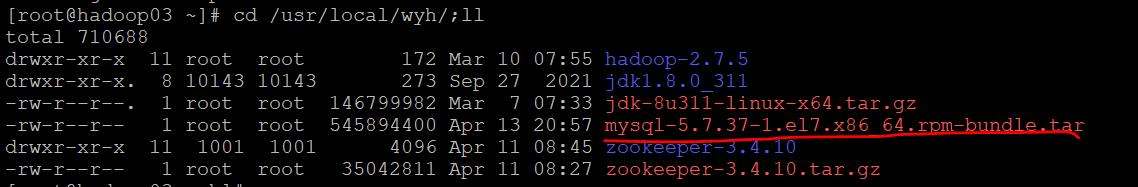 Centos7使用rpm-bundle.tar安装mysql_rpm bundle-CSDN博客