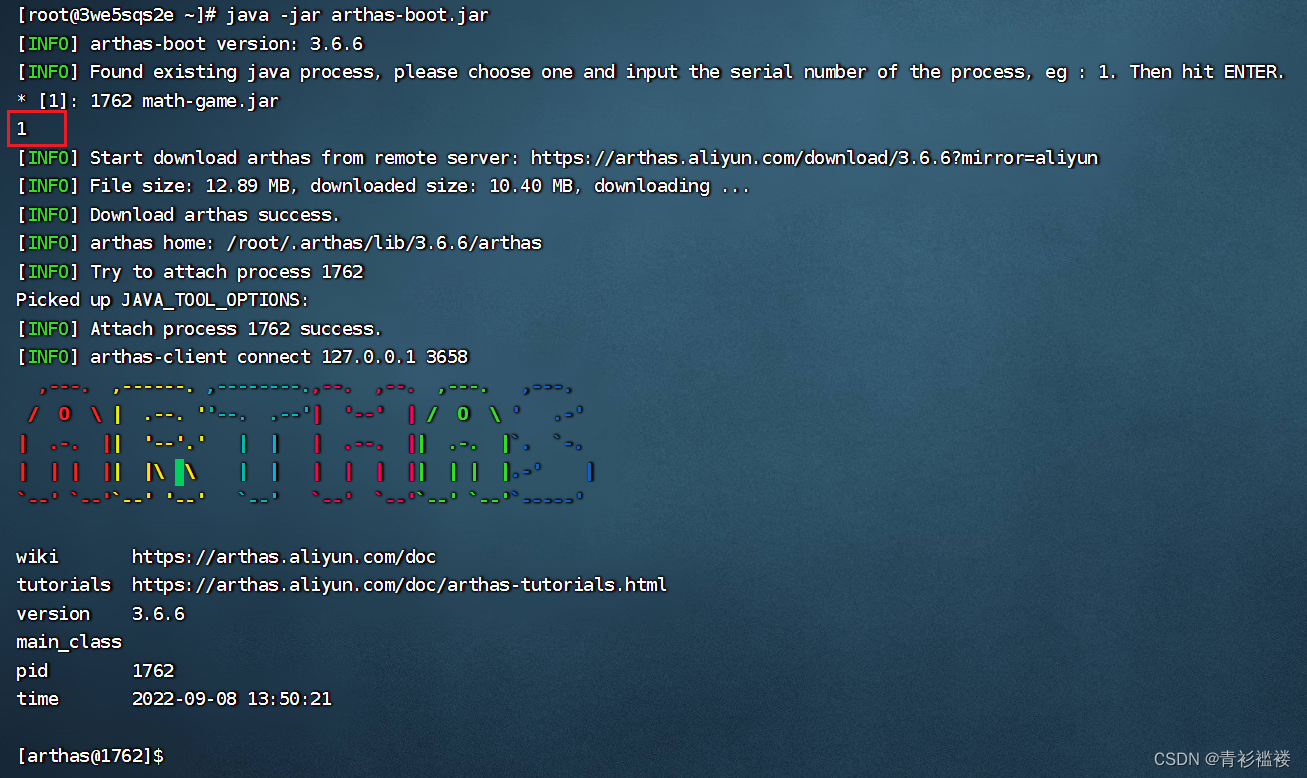 Arthas的基本使用_arthas dashboard-CSDN博客