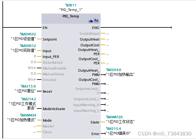 西门子S7-1200 PID温度控制程序，PID参数经过预调节和精确调节之后得出_1200 pid 精度低-CSDN博客