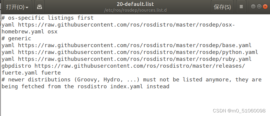 ROS18.04出现ERROR: cannot download default sources list from:网站Website may be down.-CSDN博客