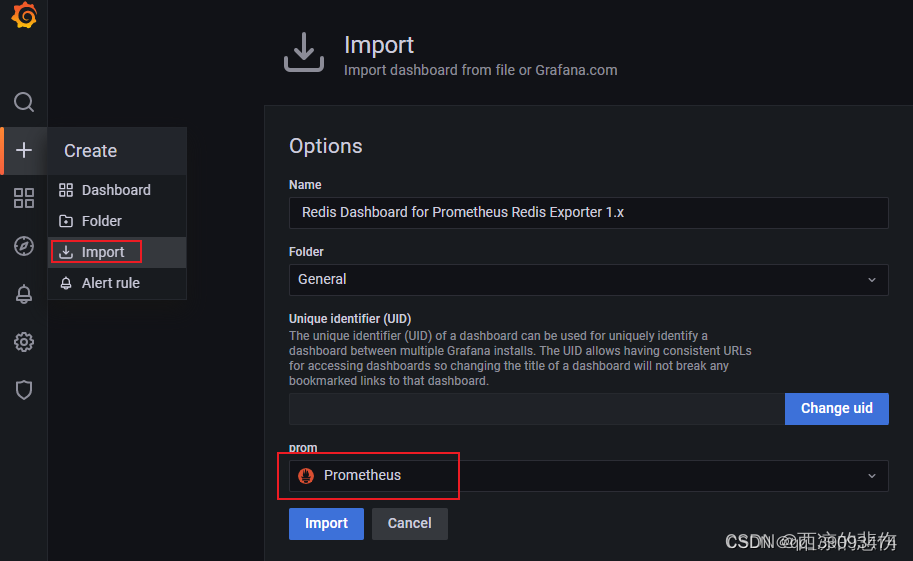 Grafana+Prometheus系统监控之Redis_prometheus监控redis-CSDN博客