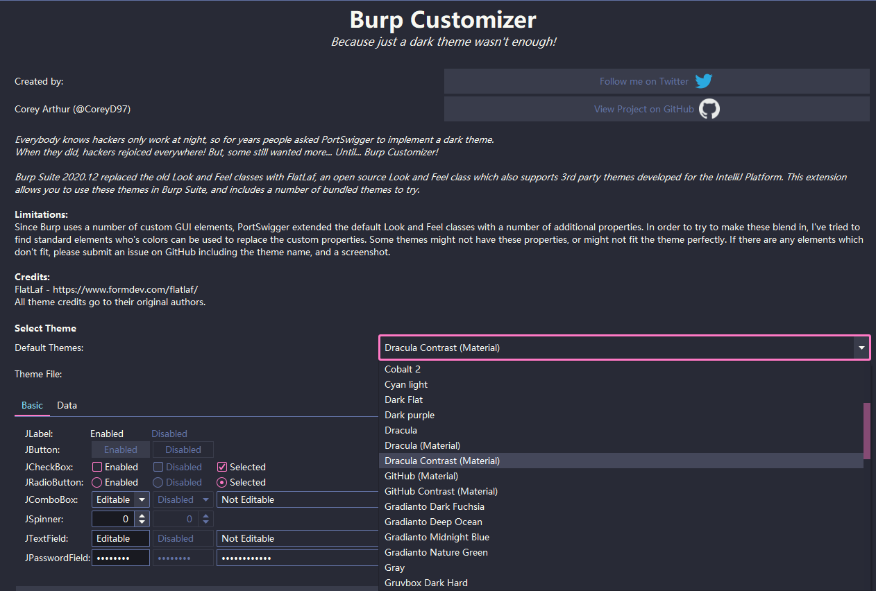 Burp suite主题插件_burpsuite换成黑色-CSDN博客