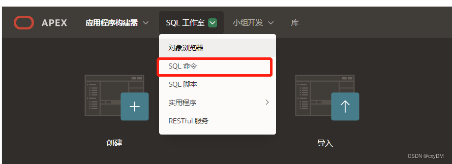 Day 01 注册、使用plsql在线编辑工具oracle Apexoracle 在线编辑cxydm的博客 Csdn博客