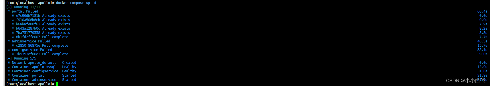 使用docker-compose搭建高可用Apollo配置中心_docker-compose apollo-CSDN博客