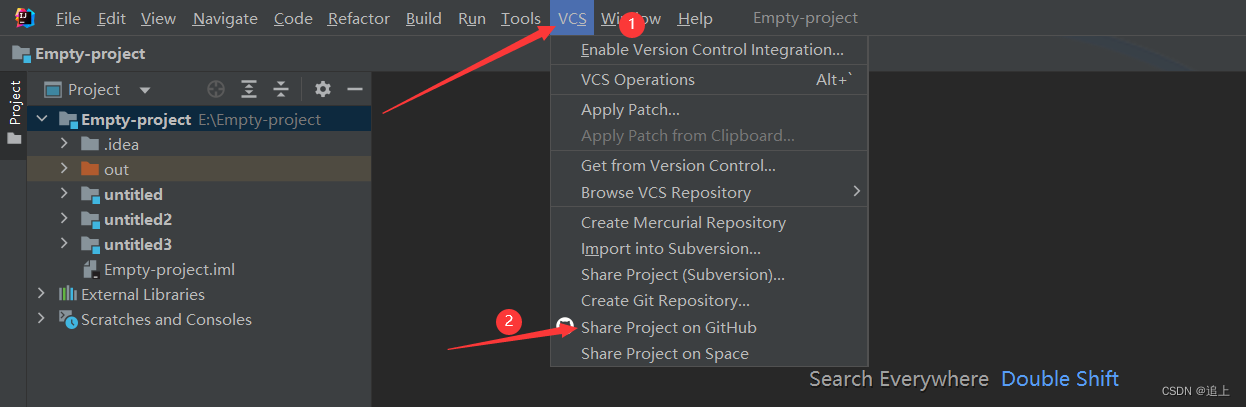 idea项目上传GitHub（idea2022版）_mac idea2022 上传项目到github-CSDN博客