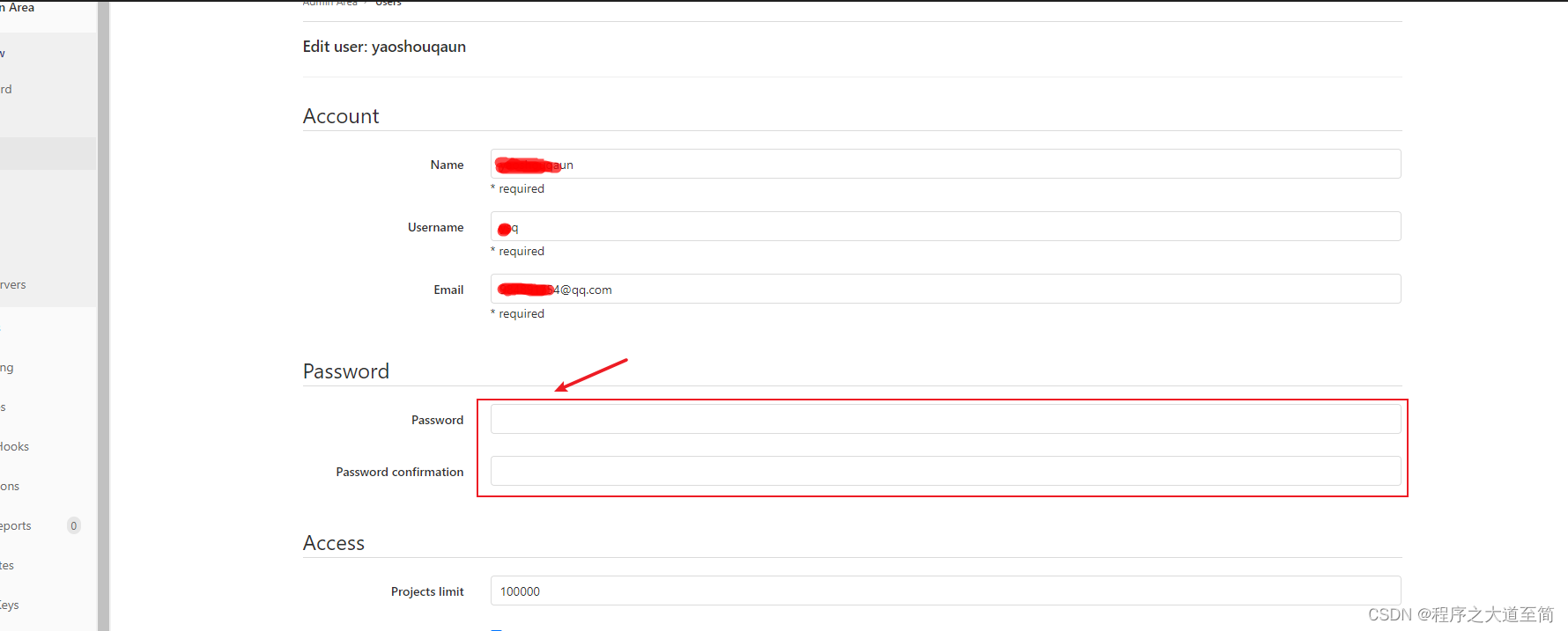 Gitlab 用户管理添加、编辑、删除gitlab添加用户 Csdn博客 