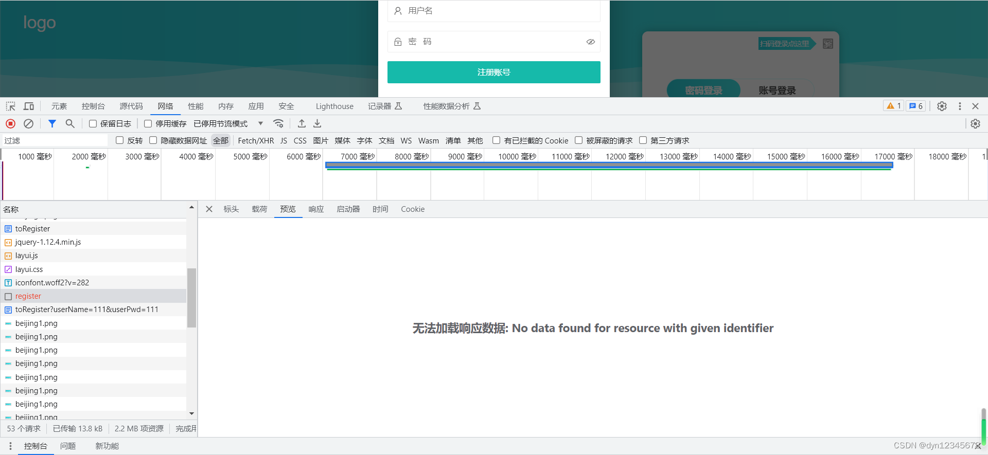 【无法加载响应数据】no Data Found For Resource With Given Identifier Csdn博客 