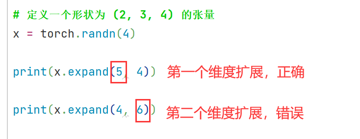 pytorch中的expand()和expand_as()函数--扩展张量中某维数据的尺寸_.expand()-CSDN博客