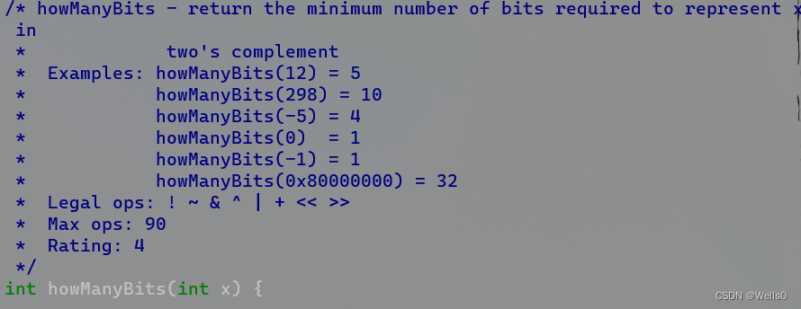 csapp | datalab中的howManyBits-CSDN博客