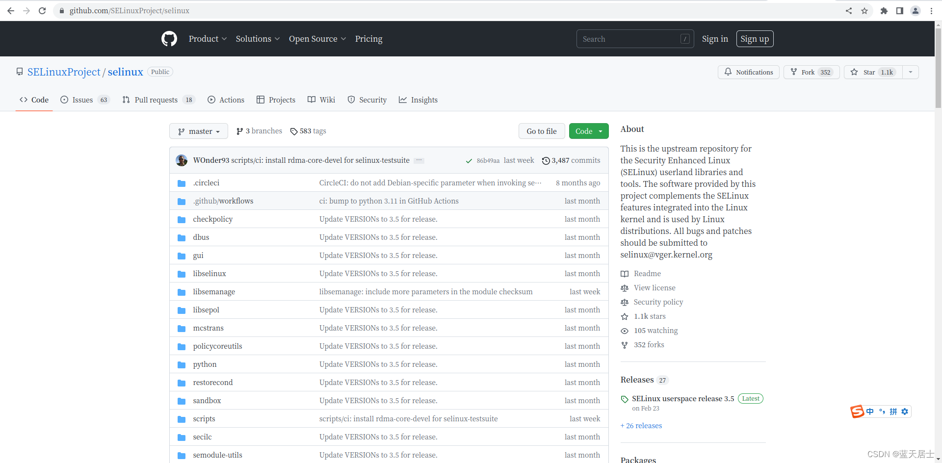SELinux零知识学习三、SELinux应用层源码下载、编译和安装_tar zxvf selinux-3.5.tar.gz-CSDN博客