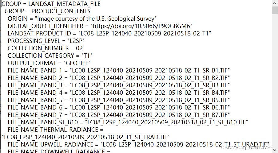 envi关于从USGS上面下载的landsat8 l1和l2的MTL.txt源文件打不开的处理方法。_envi打不开mtl.txt文件-CSDN博客