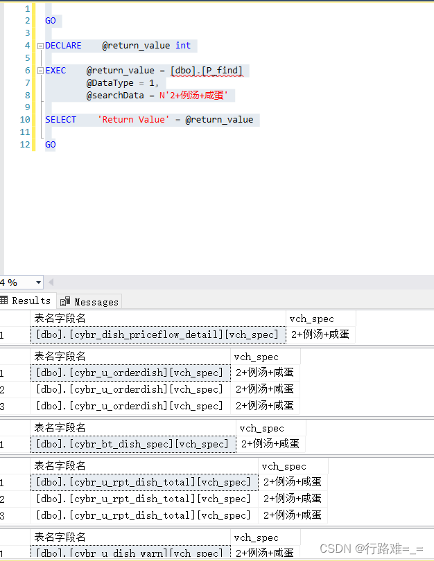 Sqlserver 在所有表中模糊查询特定数据sqlserver Search 所有table里面的值 Csdn博客 