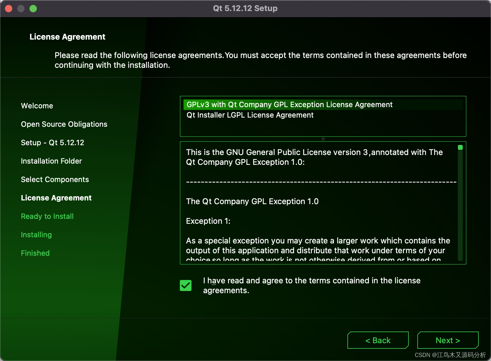 MAC系统QT5.12.12开发工具安装_qt-opensource-mac-x64-5.12.12.dmg-CSDN博客