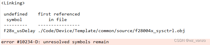 f28004x芯片CCS编译过程中关于F28x_usDelay错误，给出原因_ccs delay us无法延时-CSDN博客