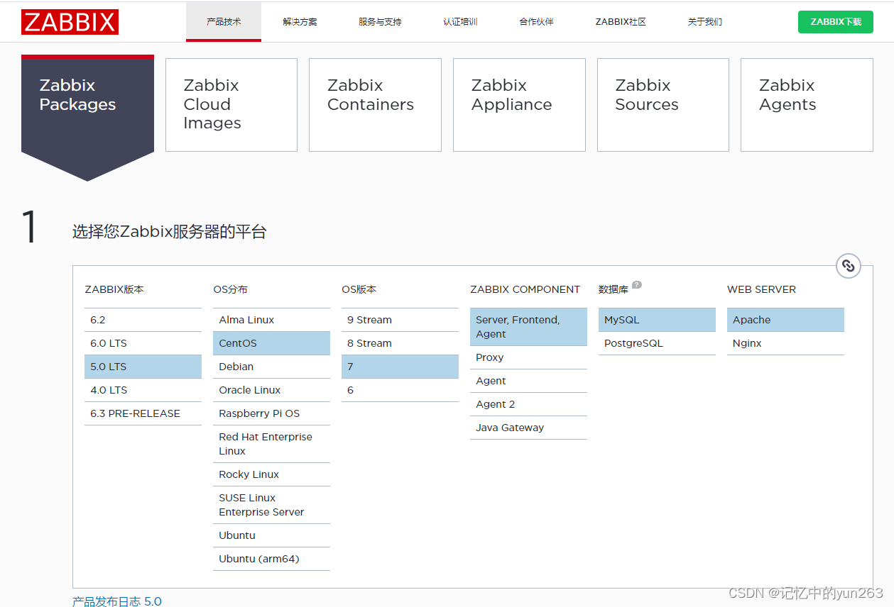 Centos75离线方式部署zabbix50(第一节)zabbix离线安装部署一键化部署 Csdn博客