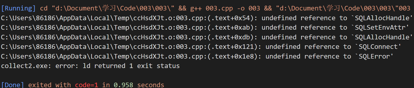 Mssql Error Unable To Connect Using The Connection Information