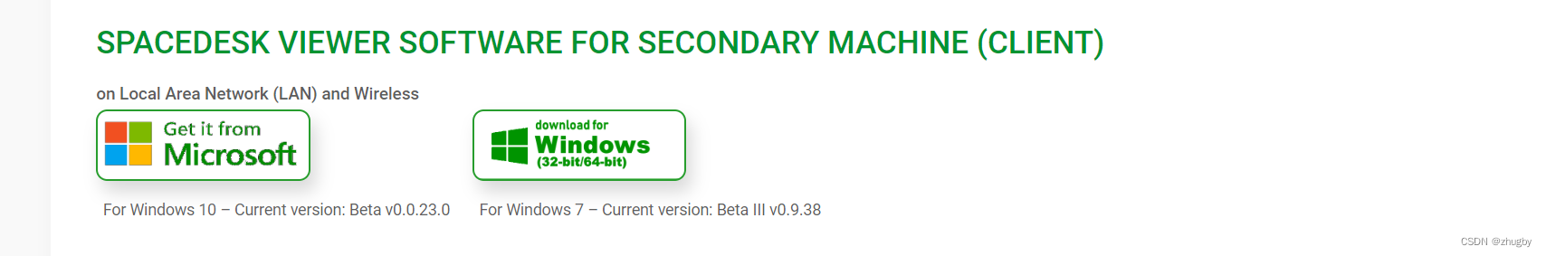 使用Spacedesk实现局域网内任意设备作为电脑拓展屏_spacedesk官网-CSDN博客