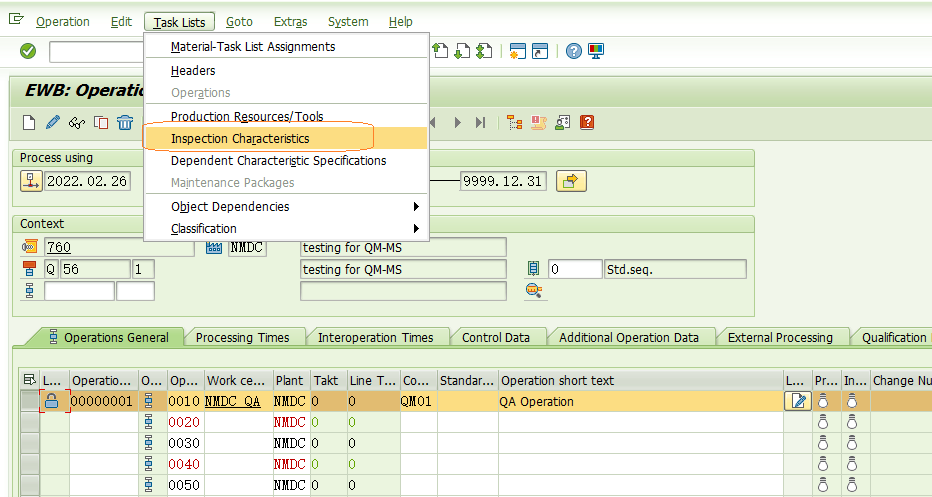 SAP QM创建一个包含Multiple Specification的检验计划_sap 怎么录入多项检测指标-CSDN博客