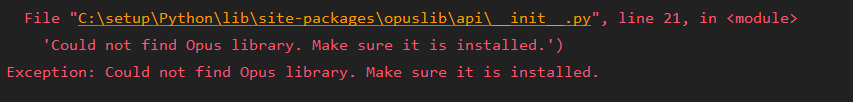 解决在win10环境下使用python 3 来搭建mumble 的client (没有启动界面,可以实现按键PPT,或者语音激活) 过程中出现的问题_could not find opus ...