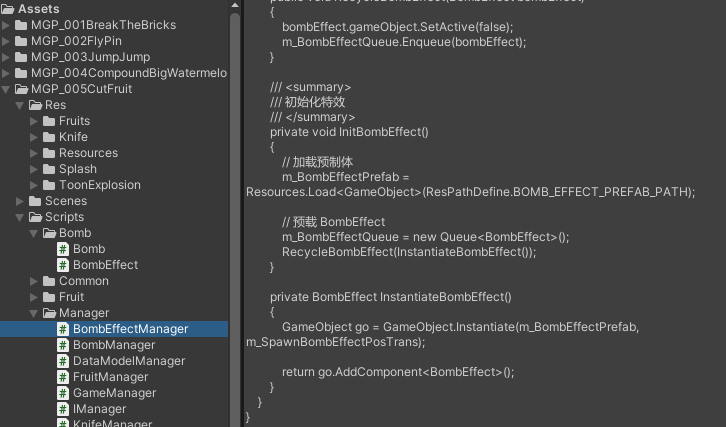 Unity 游戏实例开发集合 之 CutFruit (切水果(水果忍者)) 休闲小游戏快速实现_unity3d切水果-CSDN博客