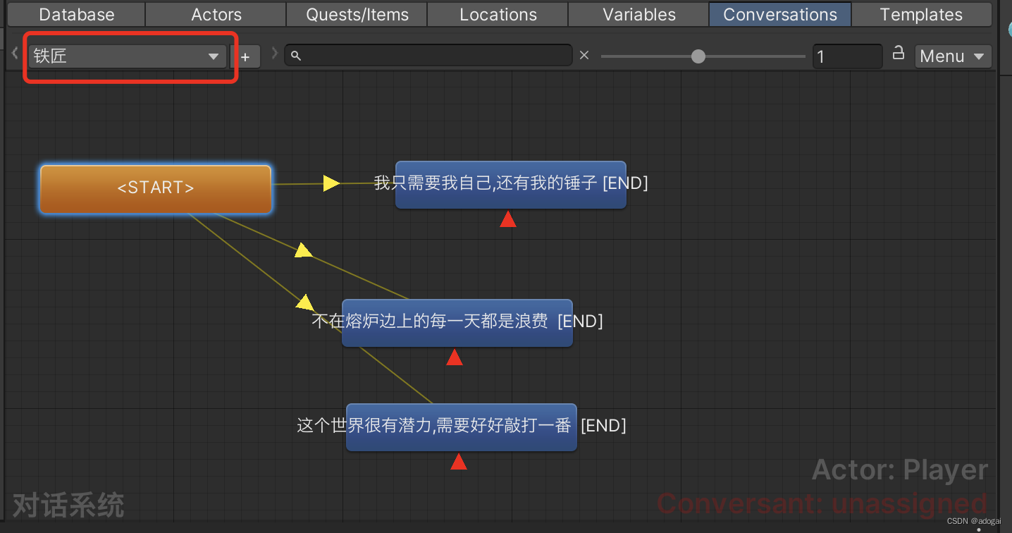 Dialogue System For Unity使用(二)实战unity Dialogue System Csdn博客