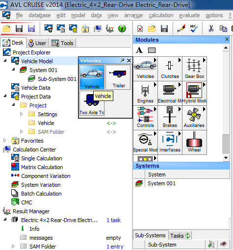 基于AVL-CRUISE 2014电动汽车建模与仿真之建模（一）_cruise如何导入已有模型-CSDN博客