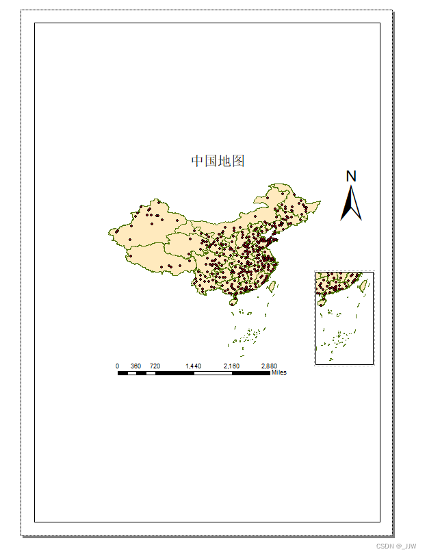 【ARCGIS创建中国南海诸岛及九段线小图框】_arcgis九段线-CSDN博客