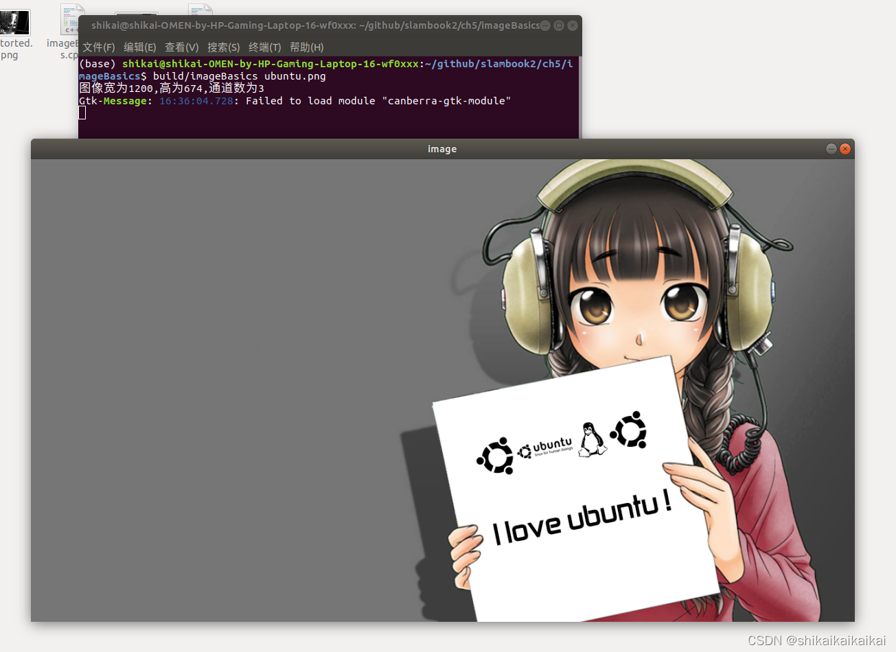 视觉slam十四讲ch5相机与图像（包含实践部分）-CSDN博客