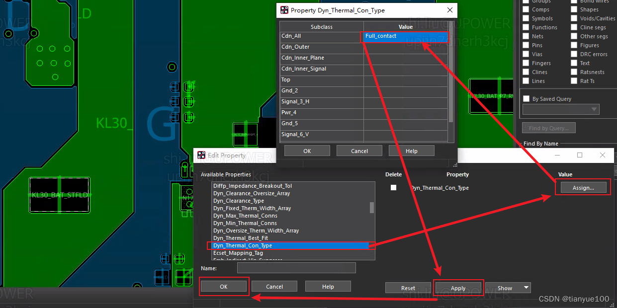 Allegro 17.4 SMD 敷铜，Shape 敷铜属性更改, Gerber 生成_allegro改变shape的属性-CSDN博客
