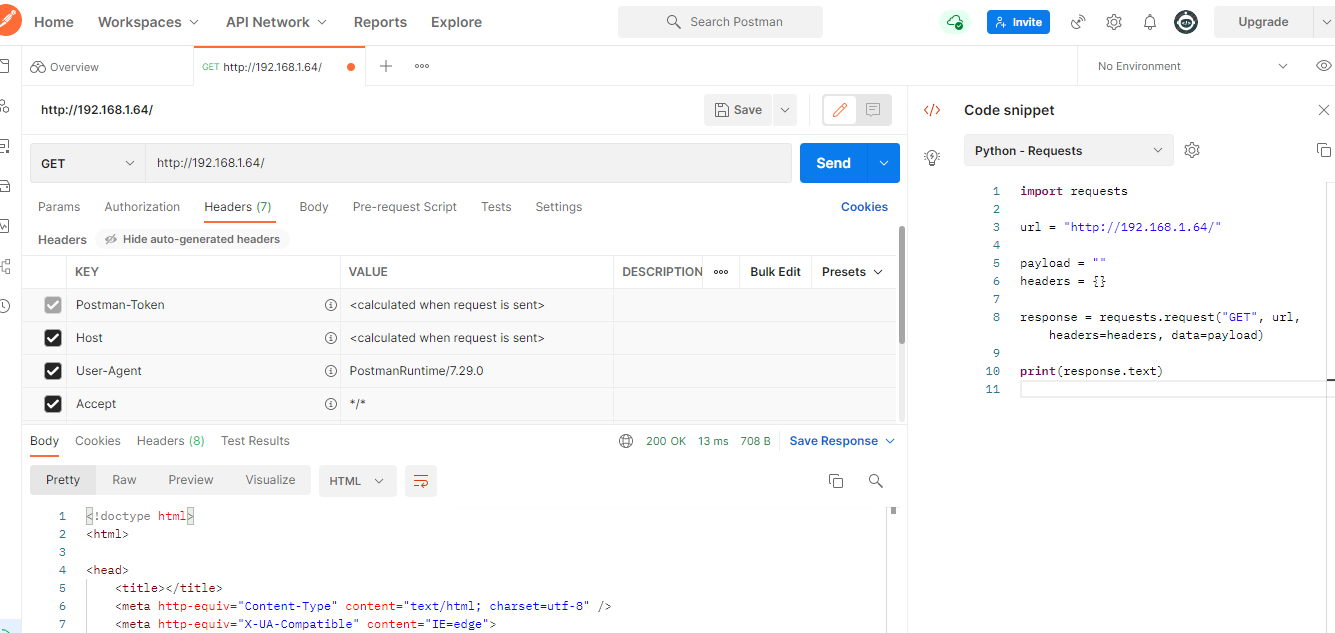 总结：Postman测试、IP:POST测试、Postman转换到python测试（Linux下的docker应用部署web容器并存储数据到mysql，调用API）_postman测试接口可以 ...