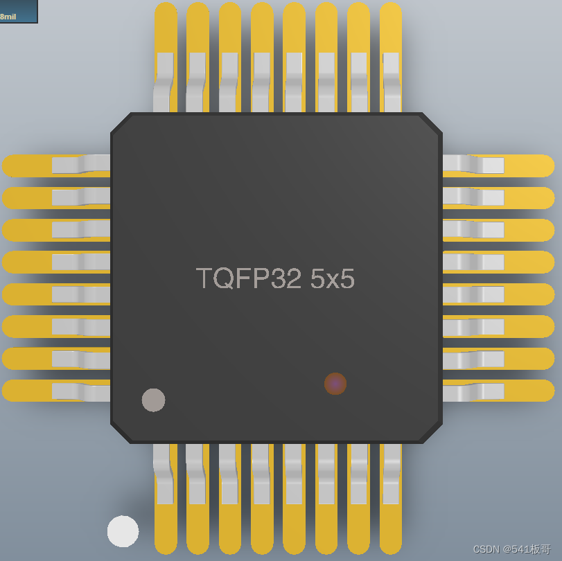 Altium designer—TQFP封装_tqfp-32 pcb封装-CSDN博客