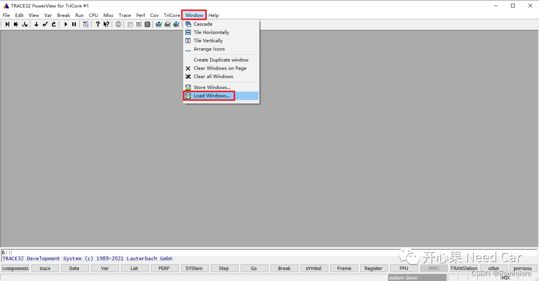 TRACE32调试技巧：如何加载自定应调试界面_trace32 display trace-CSDN博客