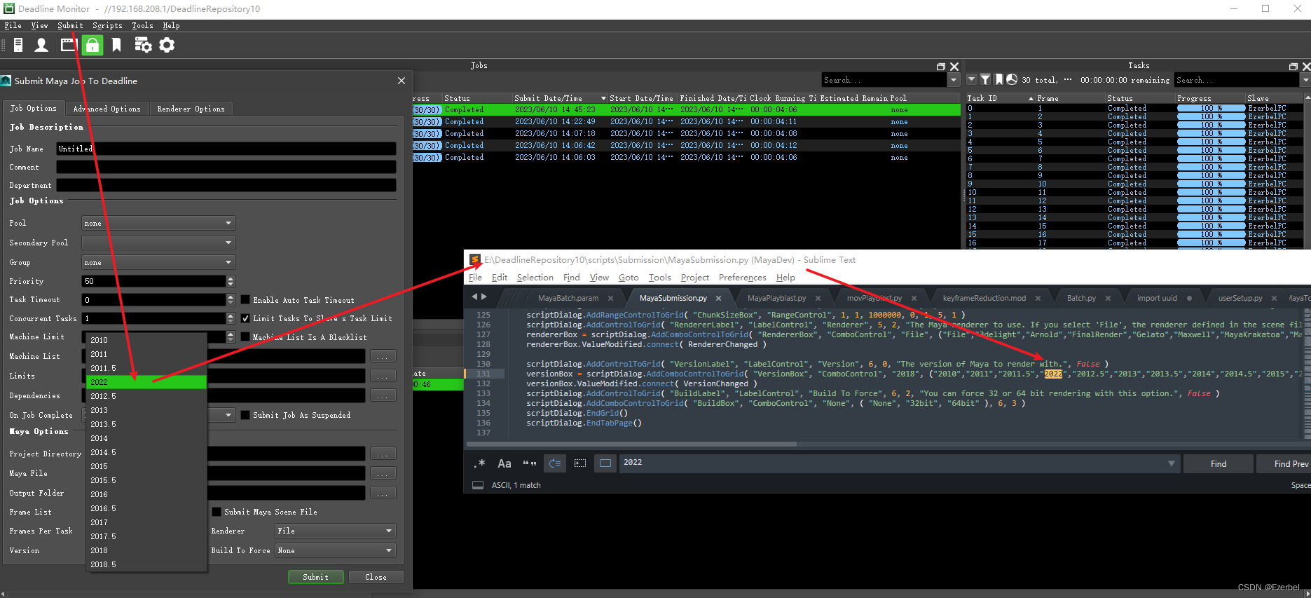 deadline设置可用的maya版本_deadline to maya-CSDN博客
