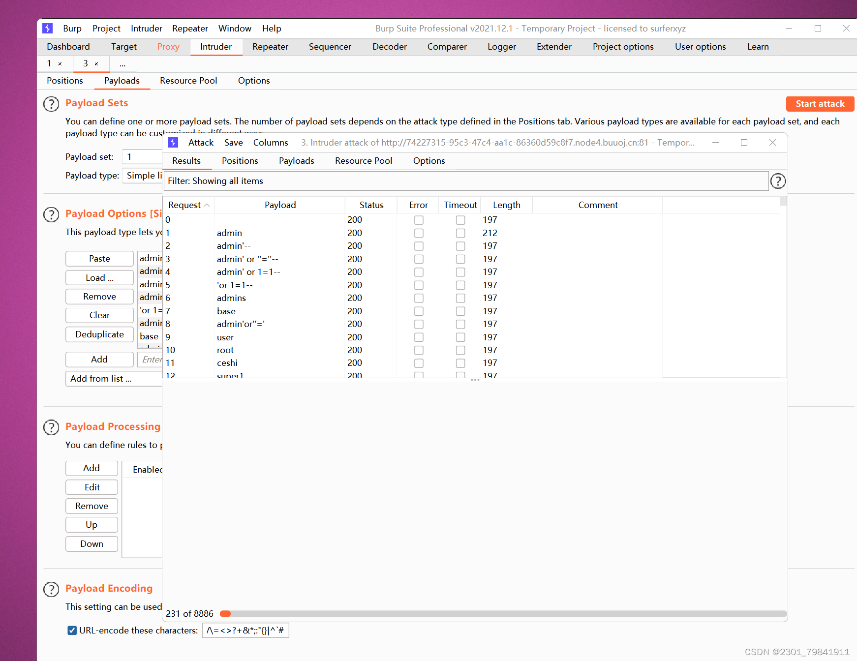 熟悉burp的使用（抓包改包,熟悉爆破模块）：BUUCTF -＞ Web [极客大挑战 2019]Http & BUUCTF -＞ Basic -＞ BUU BRUTE 1_basic极客大 ...