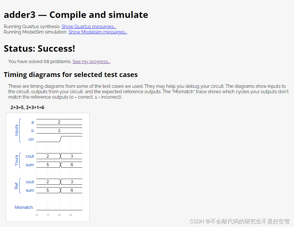Verilog刷题HDLBits——Adder3-CSDN博客