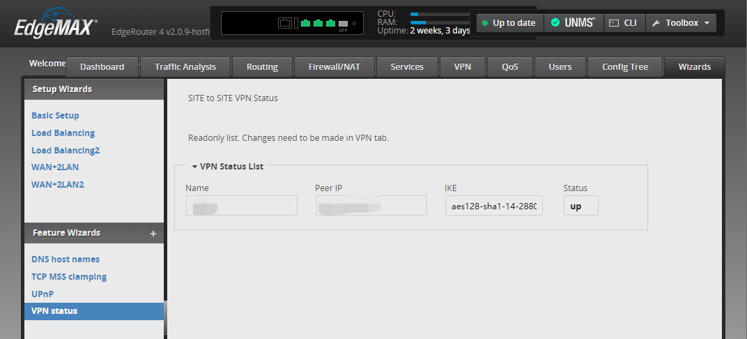 UBNT ER-4 配置IPsec实现不同网络互访_ubnt 配置ipsec-CSDN博客
