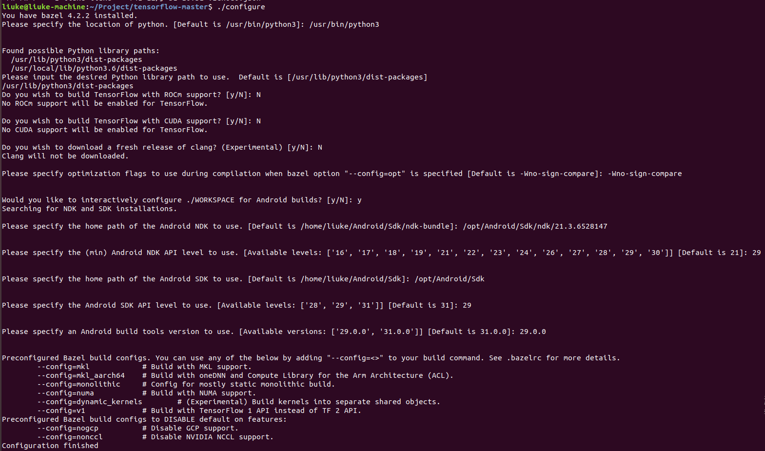 TensorFlow Lite编译Android so库_tensorflowlite 编译so-CSDN博客