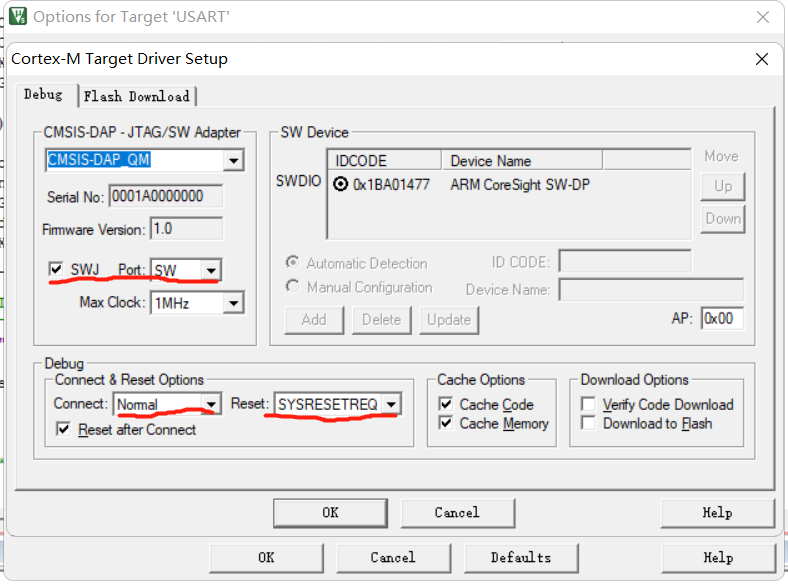 Flash download failed-Cortex-M3 --CMSIS-DAP Debugger-CSDN博客