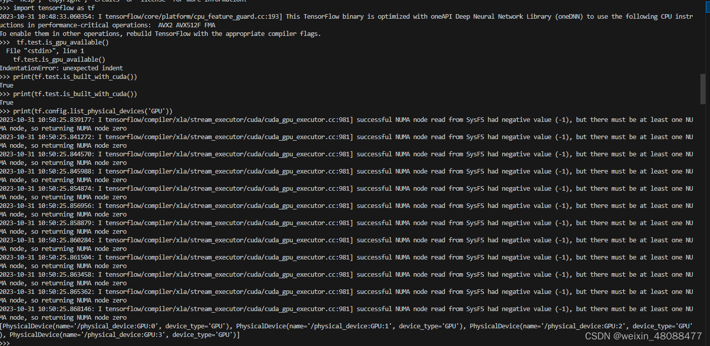 linux使用tensorflow时出现{{function_node __wrapped__Conv2D_device_/job:localhost/replica:0/task:0 ...