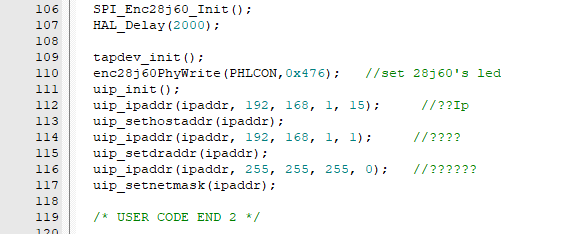 【STM32+cubemx】0021 HAL库开发：EN28J60芯片移植uIP以太网协议栈_stm32和enc28j60嵌入uip实现tcp服务器的设计-CSDN博客