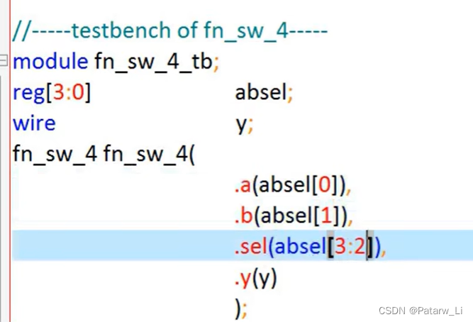 Verilog学习笔记二(多路选择器)case多路选择器 Csdn博客