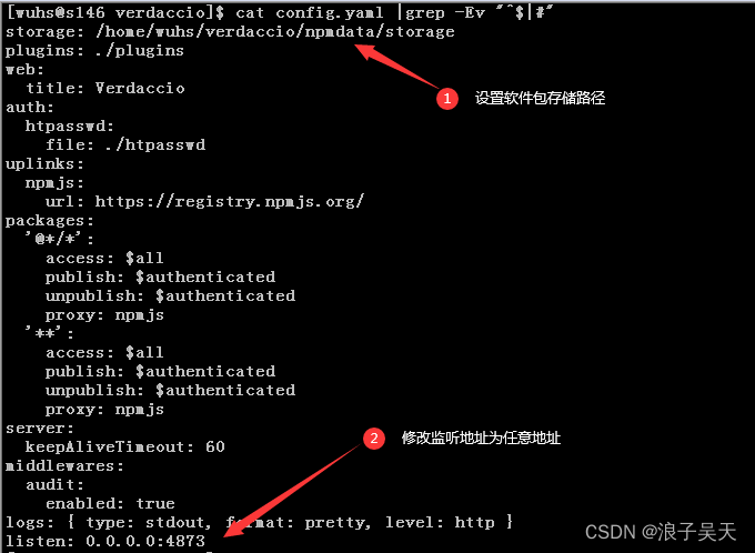 Linux之使用verdaccio搭建NPM私服-CSDN博客