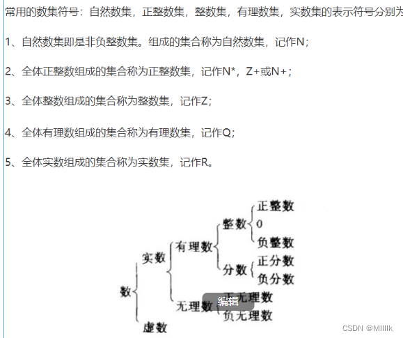 常用数的集合_常见的数集-CSDN博客