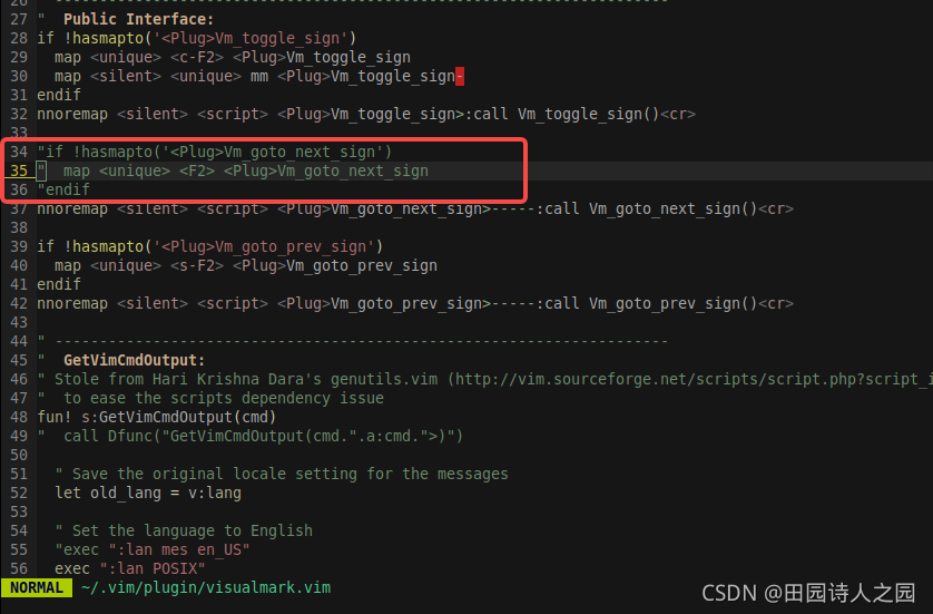 Error Detected While Processing Home Test Vim Plugin Visualmark Vim