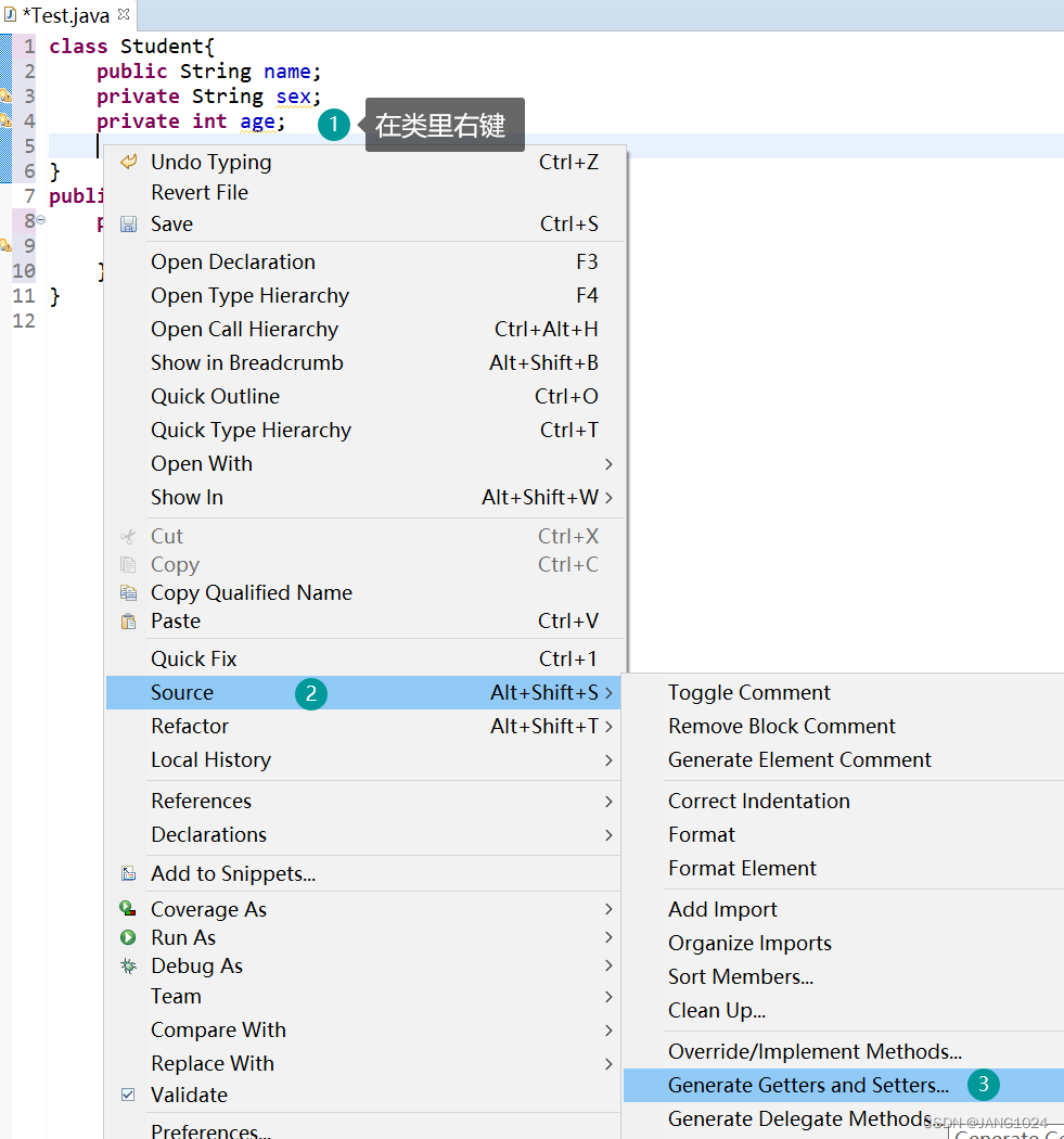 Java 中的类和对象（实现封装，static修饰成员以及代码块）_面向对象封装dog类的实现思路-CSDN博客