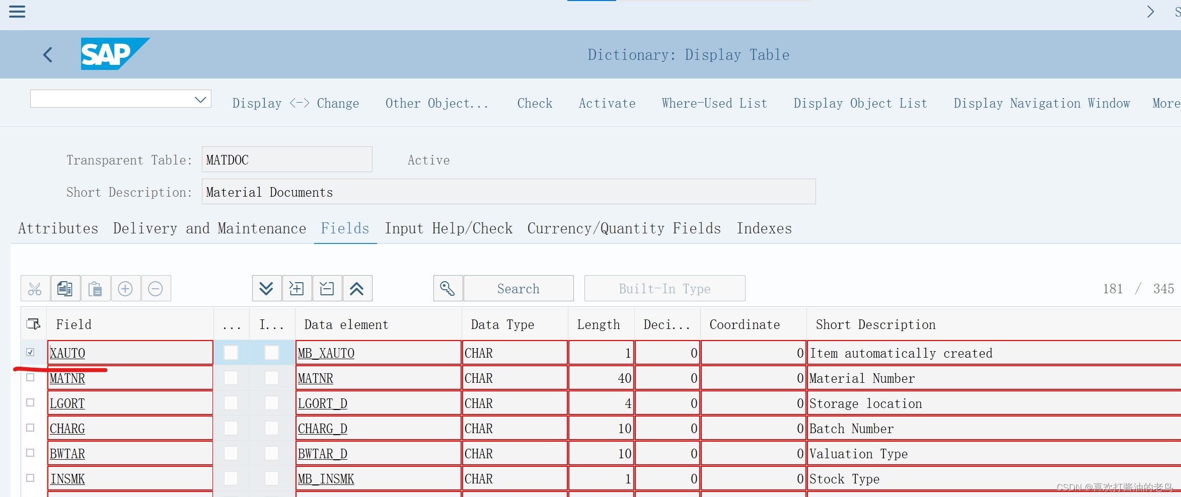 SAP MM 表MATDOC里的XAUTO字段？_matdoc 表可以更改吗-CSDN博客