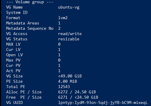 ubuntu20.04 server 安装后磁盘空间只有一半的处理_ubuntu lsblk 查看 硬盘空间只有一半-CSDN博客