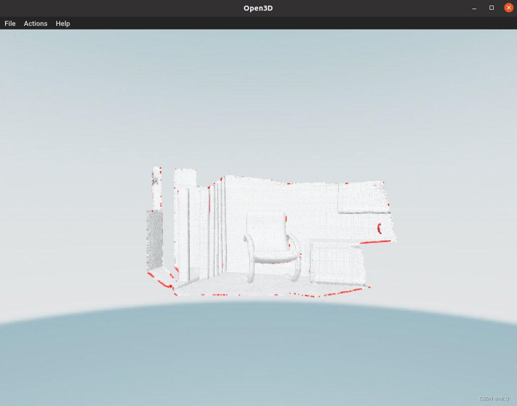 open3d 删除稀疏点, 噪声点/离群点(outlier)_open3d去除噪点-CSDN博客