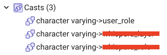 PostgreSQL 枚举类型使用及ERROR: operator does not exist错误处理_pgsql operator does not exist-CSDN博客